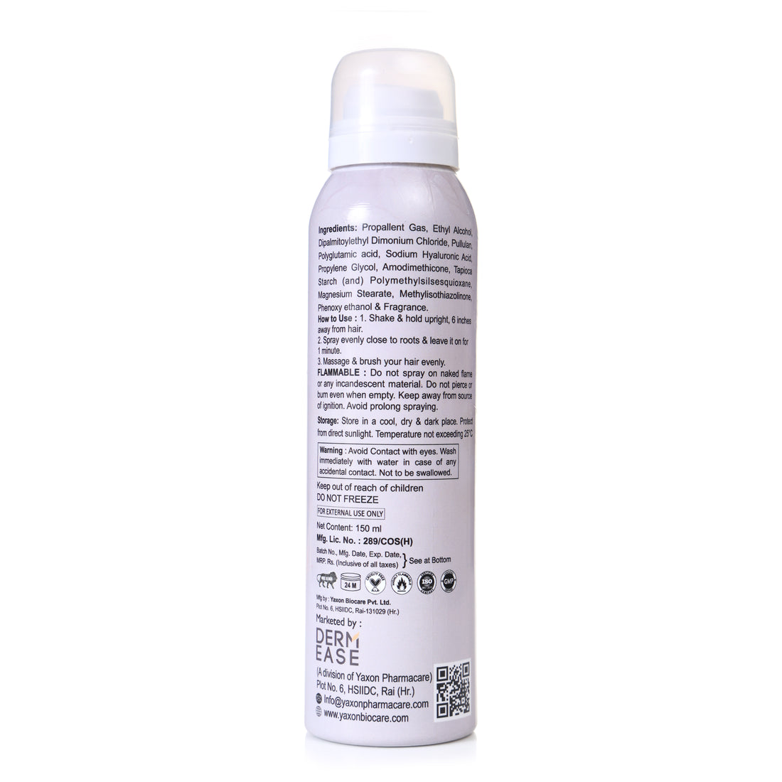 Dry Shampoo for Hair Cleansing and Care – Dermease Store