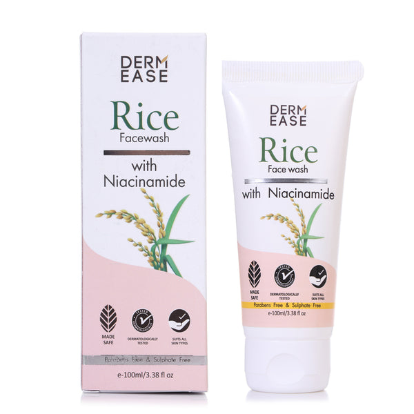 Rice Face Wash for Gentle Skin Cleansing – Dermease Store