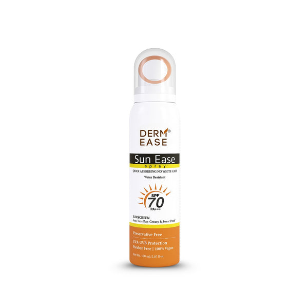 SUN EASE SUNSCREEN SPF 70 PA+++ SPRAY – Dermease Store